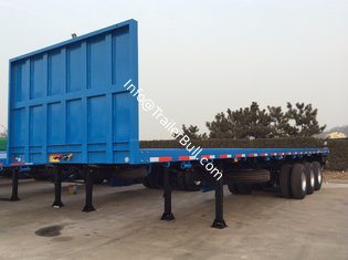 China 40 Feet-3 Axles-Front Gantry-Flat Bed Semi-Trailer supplier