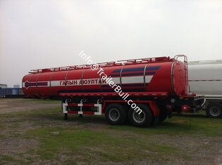 China 28000L-2 AXLES-Carbon Steel Monoblock Tanker Semi-Trailer for Fuel and Water supplier