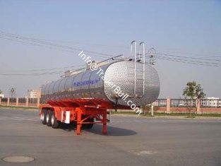 China 30000L-3 Axles-Stainless Steel Tanker Semi-Trailer for Grape Wine, Milk supplier