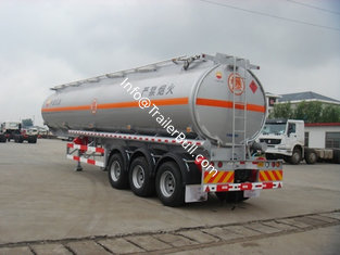China 46000L-3 Axles- Aluminum Tanker Semi-Trailer For GASONLINE, jet supplier