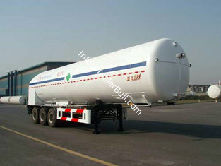 China 33000L-3 Axles-Cryogenic Liquid Lorry Tanker for Liquid Nitrogen supplier