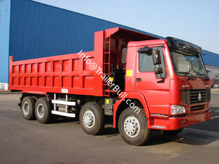 China HOWO 8*4-371HP-27cbm-Dump tipper truck-one bed supplier