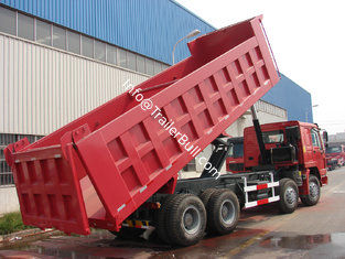 China HOWO 8*4-336HP-27cbm-Dump tipper truck-one bed supplier