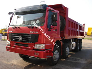 China HOWO 8*4-380HP-22cbm-Dump tipper truck-CNG power supplier