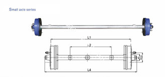 China American Type axles Small Axle-2T supplier