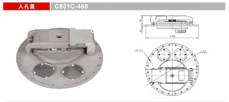 China Manhole Cover-C801C-460 supplier